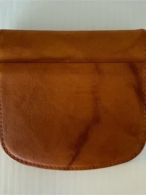 Buxton | Bags | Vtg Buxton Genuine Brown Leather Mini Wallet Coin Purse ...
